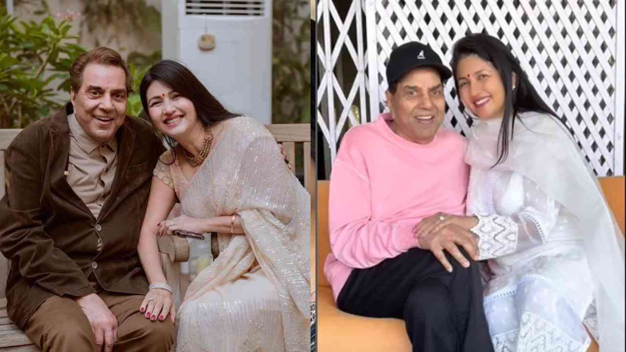 This actress seen with Dharmendra is the daughter-in-law of the Deol ...
