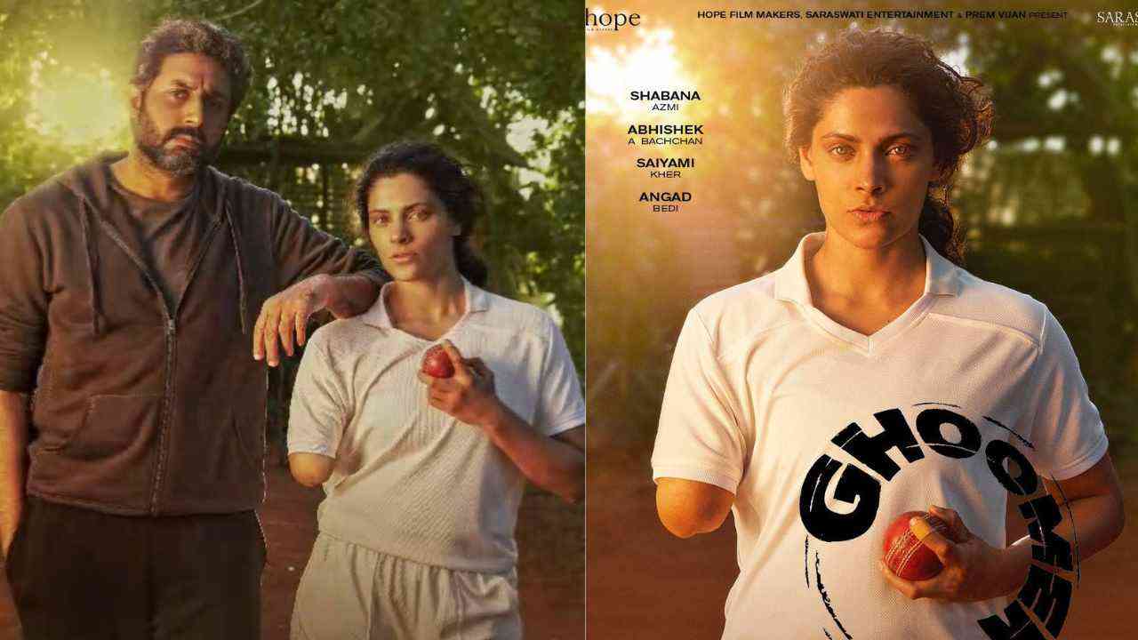 Abhishek Bachchan's Striking Transformation in 'Ghoomar' Teaser Leaves ...