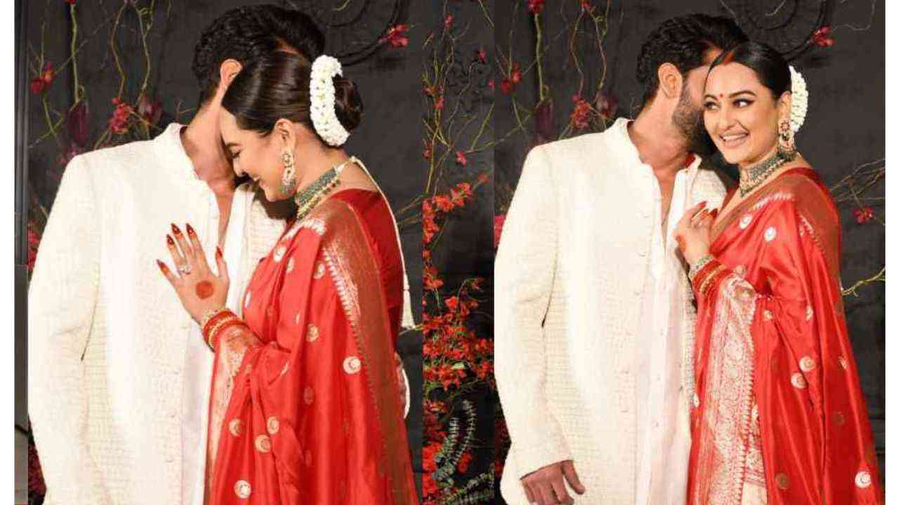 Newly married Sonakshi Sinha reveals her love for sarees as she opts a ...
