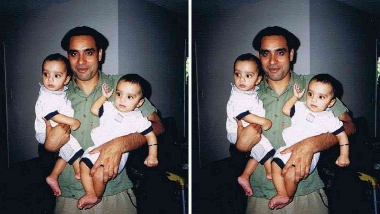 Babbu Maan was seen holding two children the old picture of the singer ...